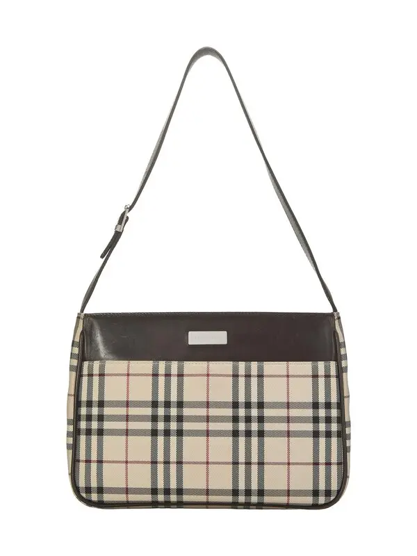 Burberry House Check Shoulder Bag - Brown