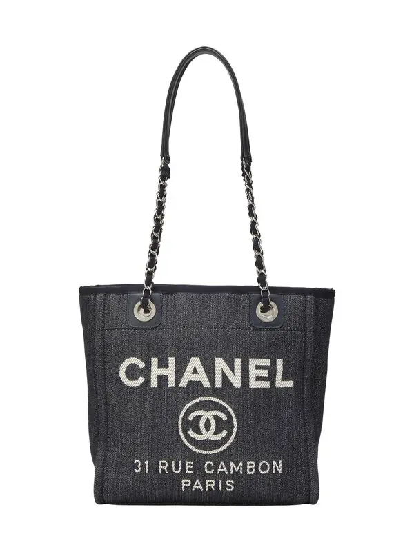 Chanel Deauville Tote - Blue