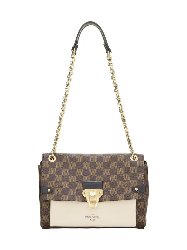 LOUIS VUITTON Damier Ebene Vavin Nm - Beige