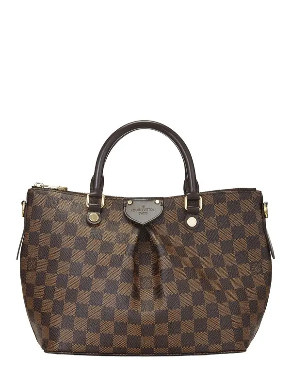 LOUIS VUITTON Damier Ebene Siena Bag - Brown