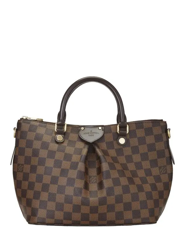 LOUIS VUITTON Damier Ebene Siena Bag - Brown