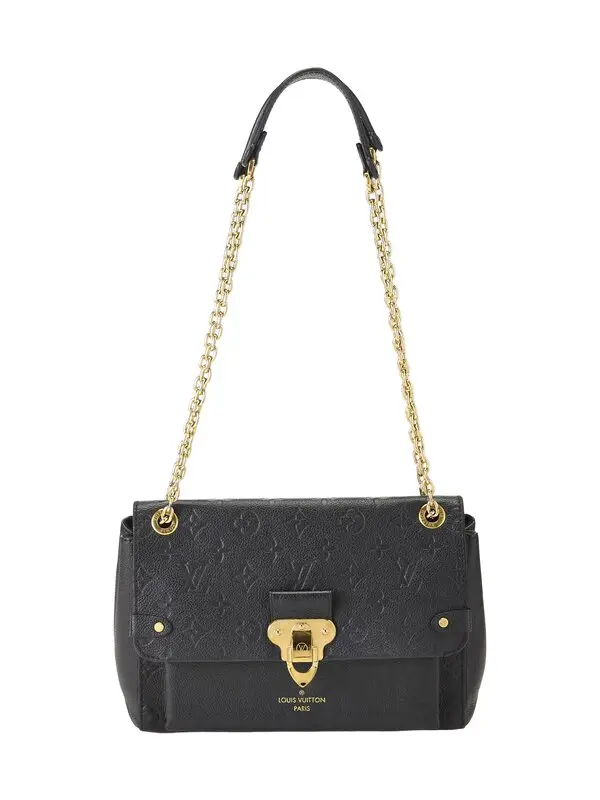LOUIS VUITTON Empreinte Leather Shoulder Bag - Black