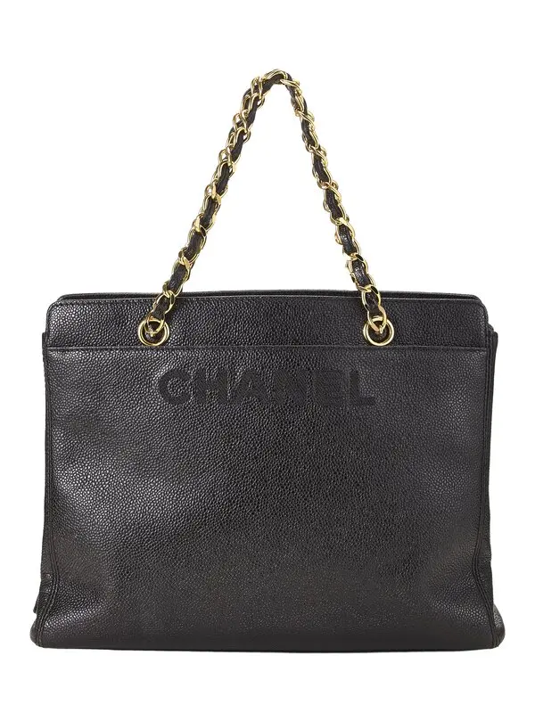 Chanel Caviar Tote - Black
