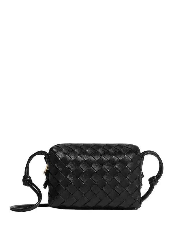 Bottega Veneta Mini Loop Camera Bag - Black