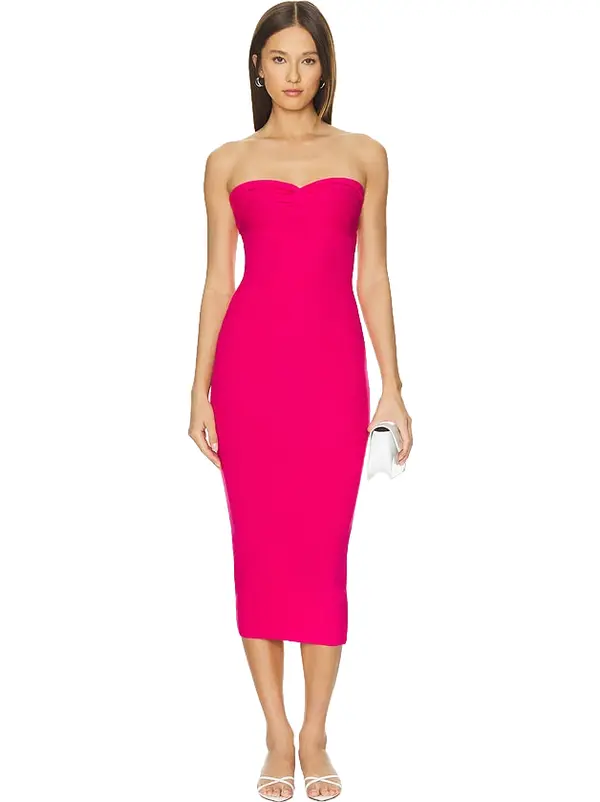 Superdown Elisha Strapless Dress - Pink