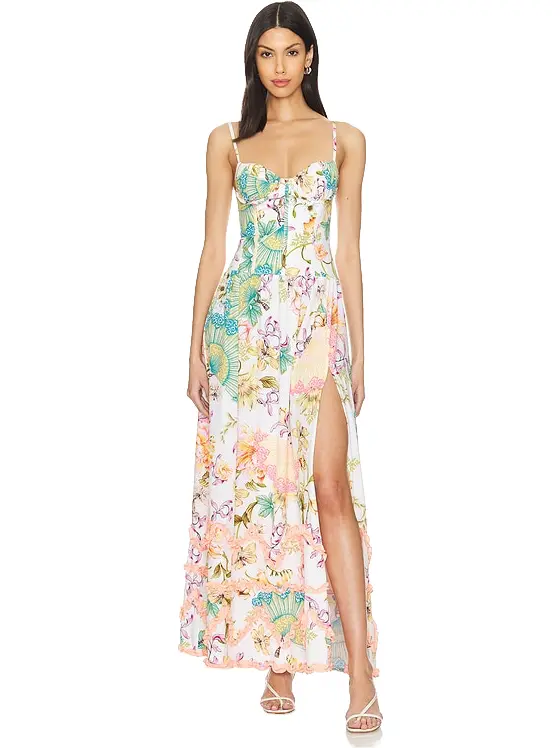 Agua Bendita X Lana Maxi Dress - Shan Floral