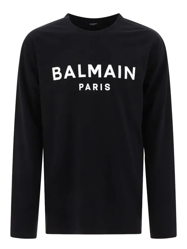 Balmain Logo-print T-shirt - Black