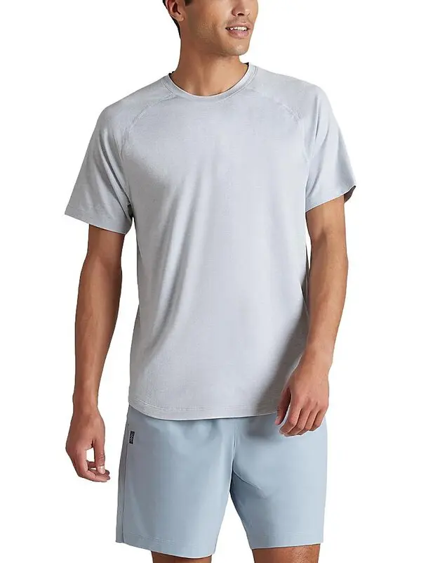 RHONE Atmosphere Short Sleeve Crewneck Tee - Arctic Blue