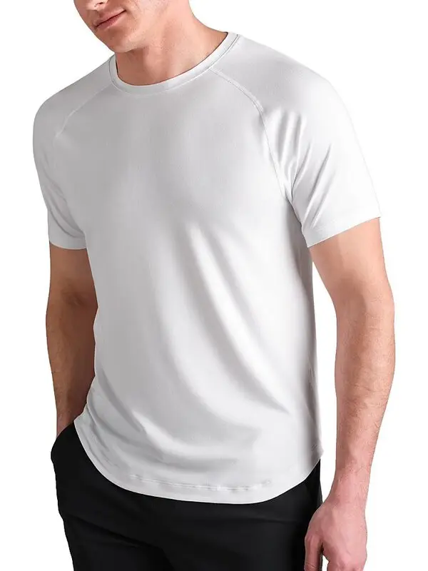 RHONE Atmosphere Short Sleeve Crewneck Tee - Bright White