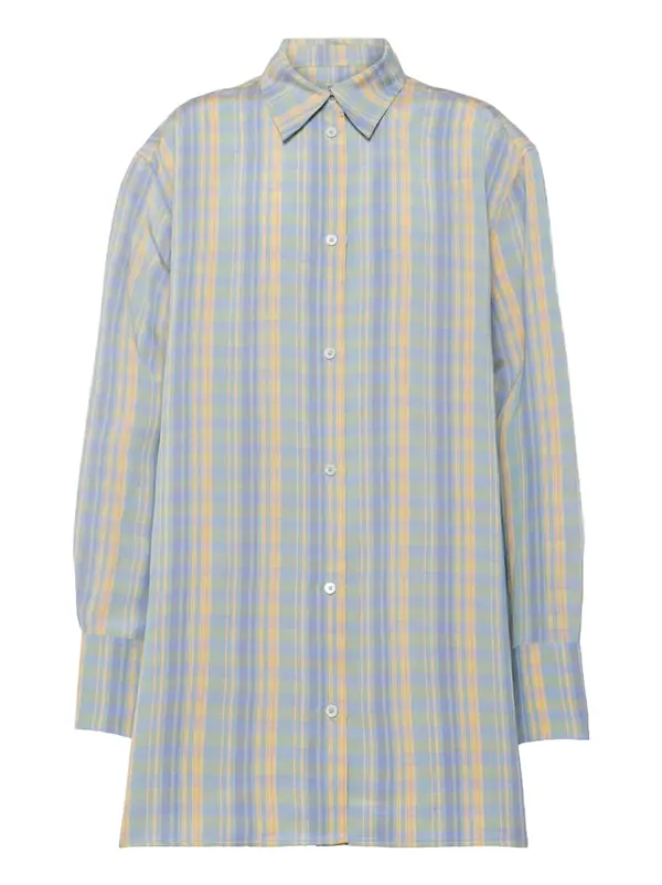 TOTEME Checked Linen Shirt - Multicoloured