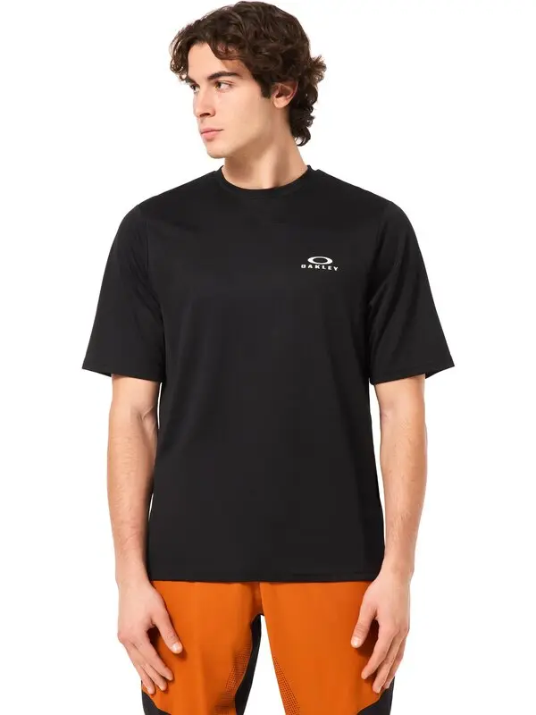 Oakley Free Ride Short Sleeve Jersey - Black,white