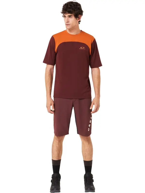 Oakley Free Ride Short Sleeve Jersey - Grenache