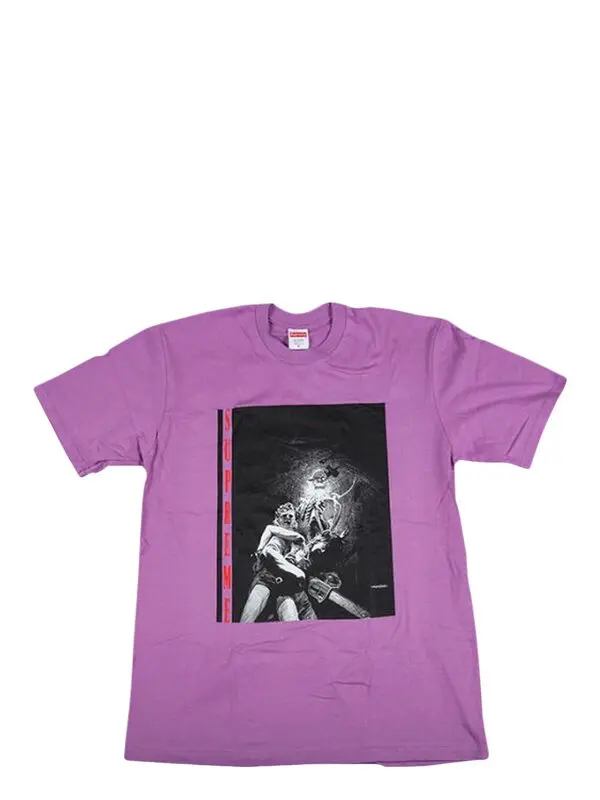 Supreme Horror Graphic T-shirt - Purple