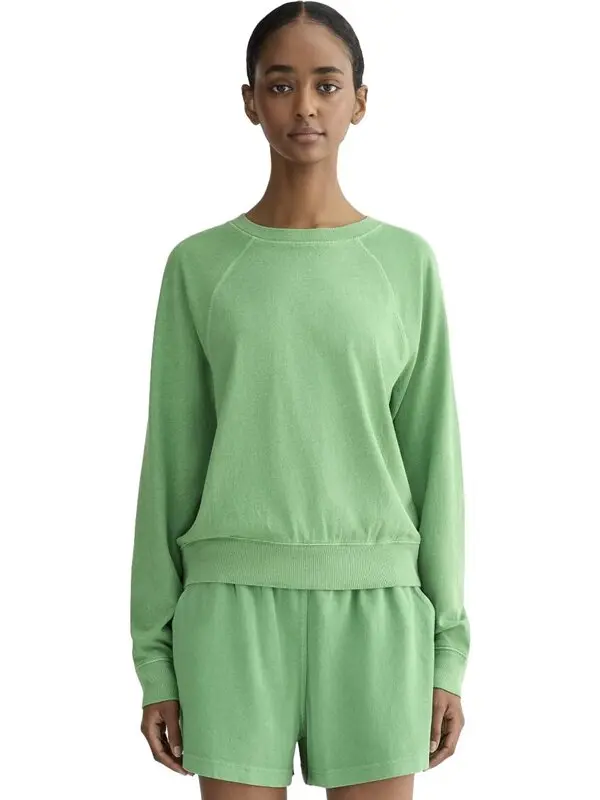 Everlane Long-sleeve T-shirt - Green Garment Dye