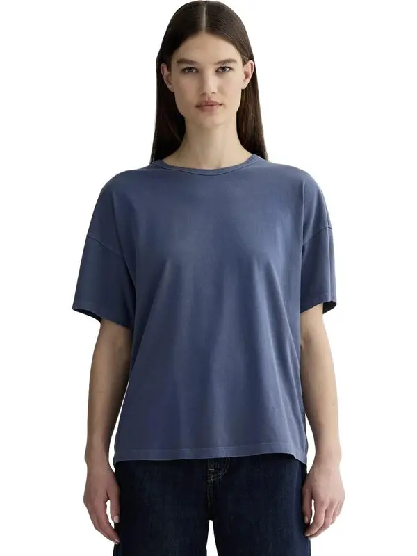 Everlane Essential Cotton Boyfriend T-shirt - Navy