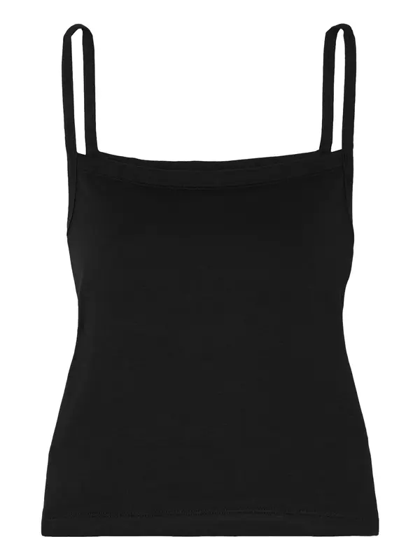 Eterne Terne Stretch-modal Jersey Tank - Black