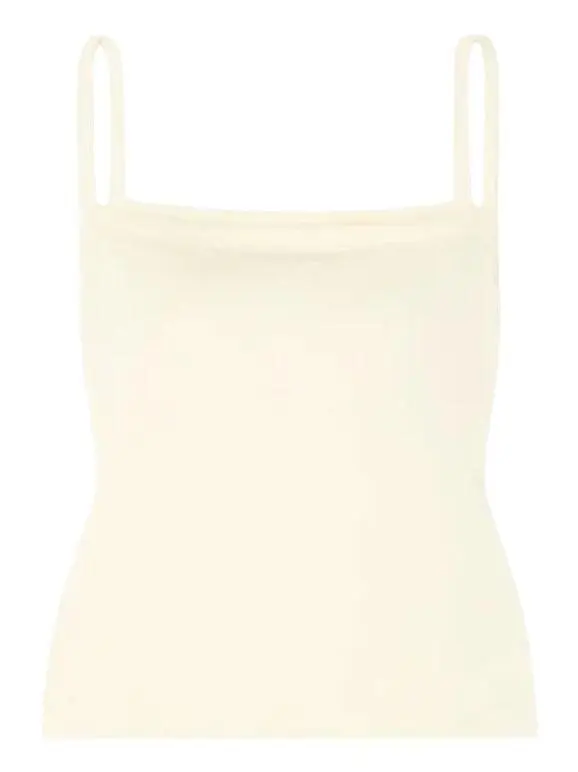 Eterne Terne Stretch-modal Jersey Tank - Cream