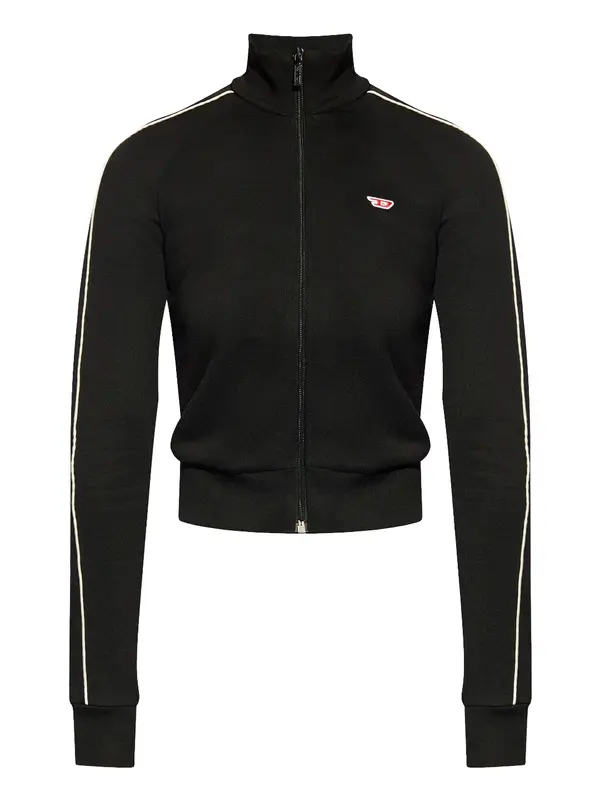 Diesel Jamila Zipped Sweatshirt - Black