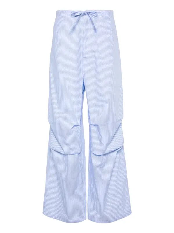 DARKPARK Daisy Pinstriped Trousers - Blue