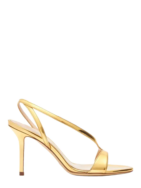 SCAROSSO 85mm Paula Strappy Sandals - Gold