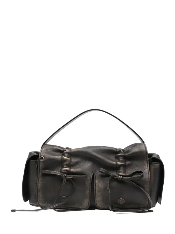 Acne Studios Multipocket Leather Tote - Brown
