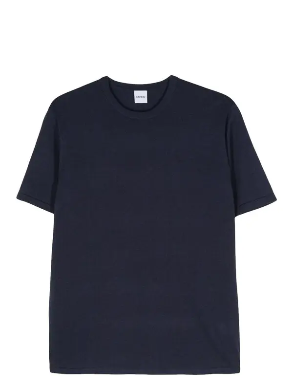 Aspesi Knitted T-shirt - Blue