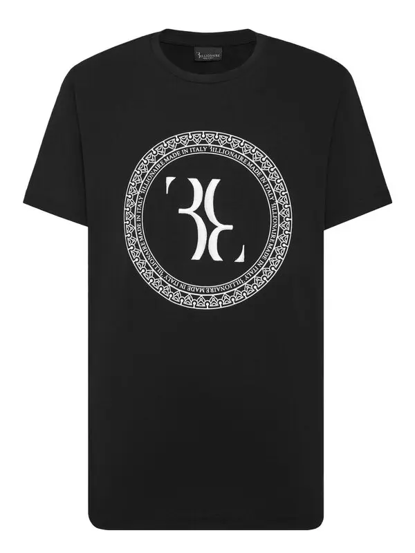 BILLIONAIRE Logo-print Cotton T-shirt - Black
