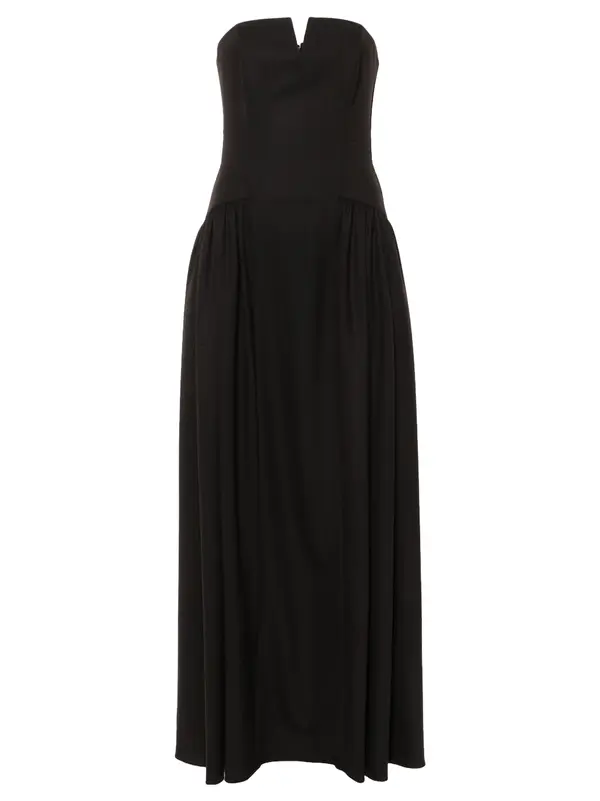 V:PM ATELIER Lilis Strapless Maxi Dress - Black