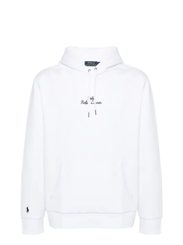 Polo Ralph Lauren Logo-embroidered Hoodie - White