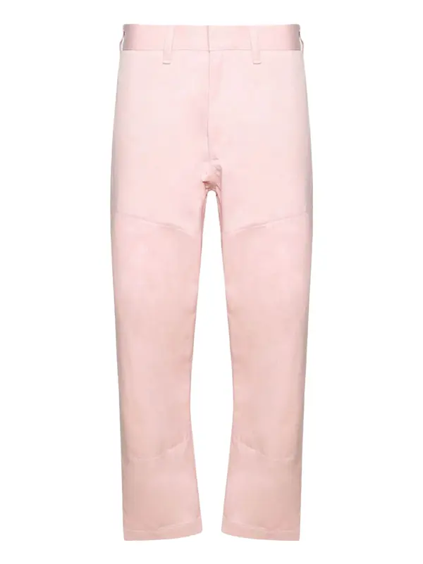 SAINT MXXXXXX Cropped Cotton Chinos - Pink