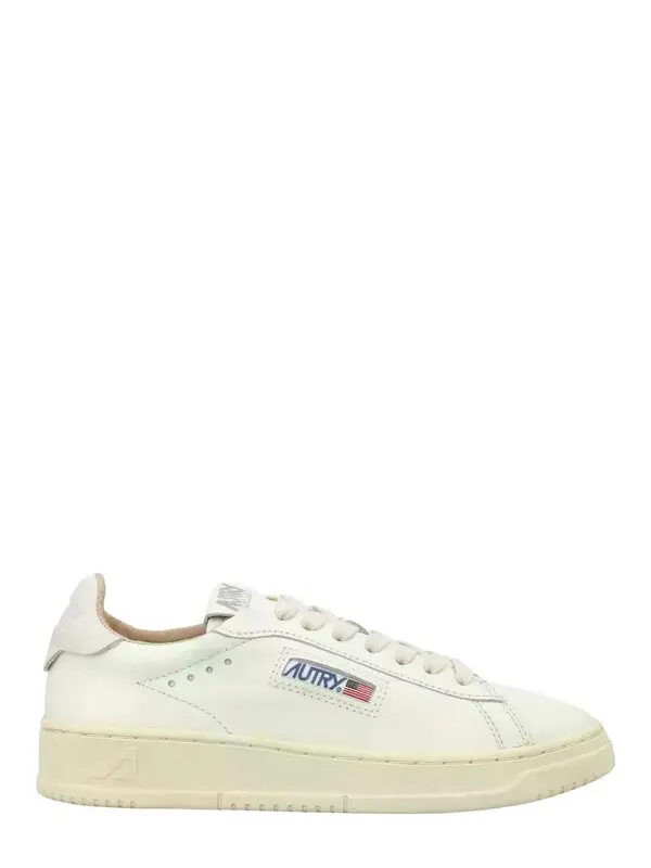 AUTRY Dallas Low Leather Sneakers - Neutrals