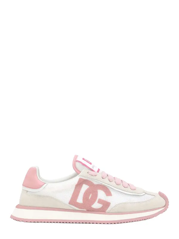 Dolce & Gabbana Mixed-material Sneakers - White