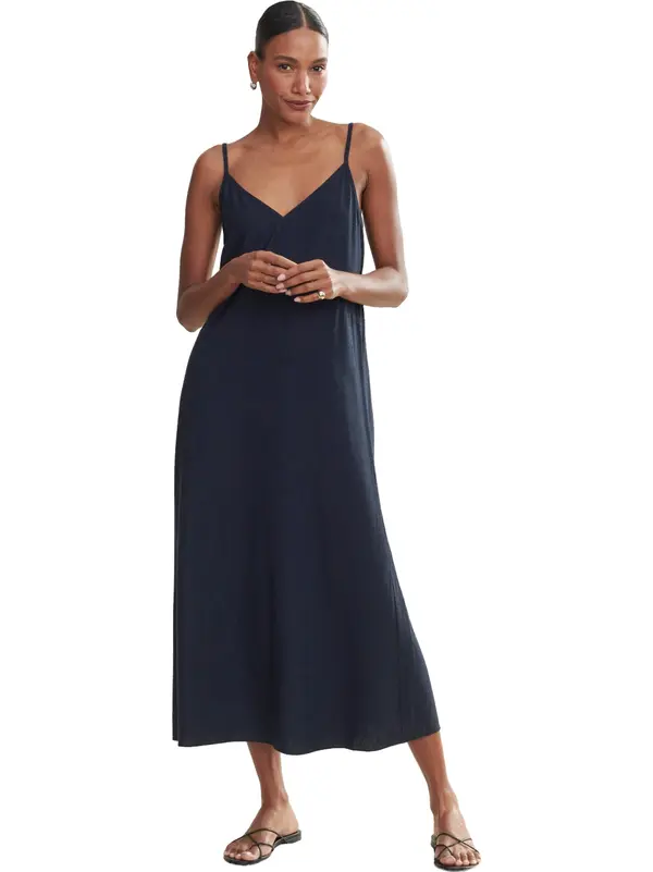 Jenni Kayne Riviera Slip Dress - Navy