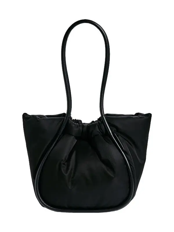 Proenza Schouler Large Ruched Nylon Tote - Black