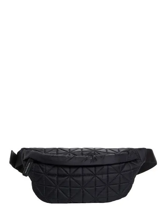 VEECOLLECTIVE Water Repellent Quilted Belt Bag - Black