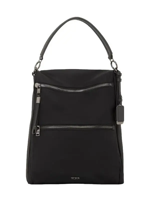Tumi Leigh Convertible Backpack Tote - Black/ Gunmetal