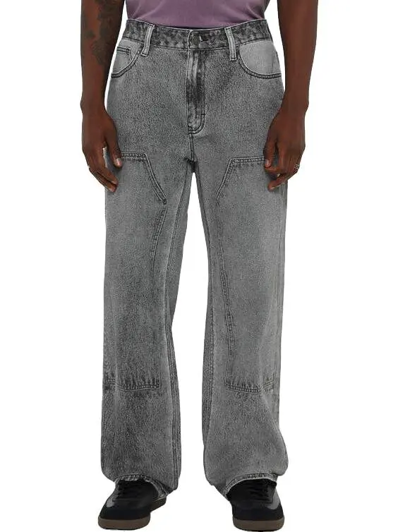 GUESS ORIGINALS Photorealistic Printed Baggy Pants - Black