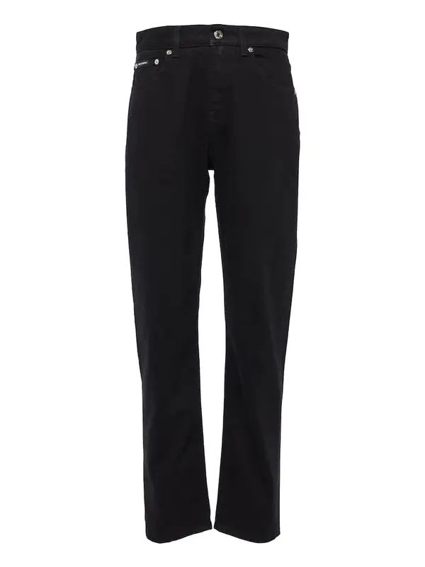 Dolce & Gabbana High-rise Slim Jeans - Black