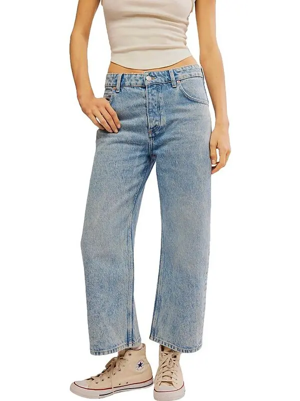 Free People Deep Trance Dropped Boyfriend Jeans - Sweet Dreams