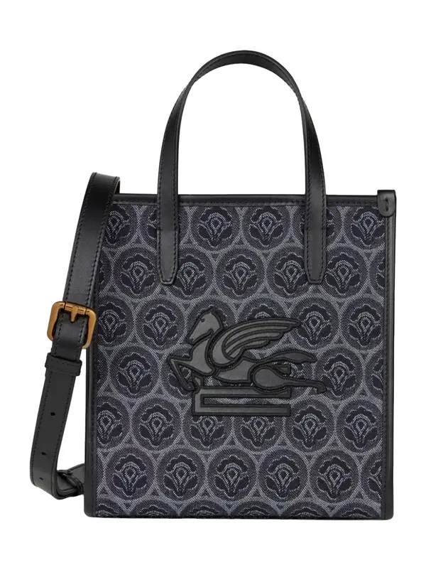 Etro Love Trotter Denim Tote Bag - Blue