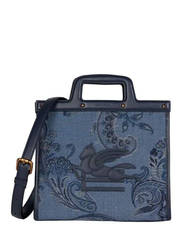 Etro Love Trotter Denim Tote Bag - Blue