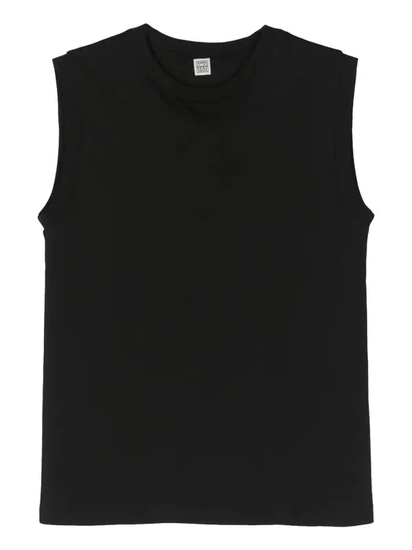 TOTEME Crew-neck Tank Top - Black