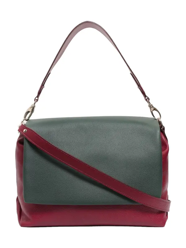 STUDIO CHOFAKIAN Dumas Leather Shoulder Bag - Green