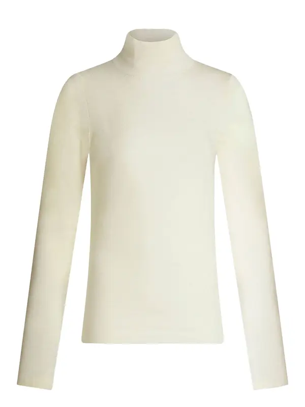Etro High-neck Wool Jumper - Neutrals
