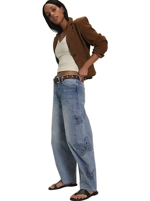 DRIFTWOOD Parker Cut-out Jeans - Framed Flutters