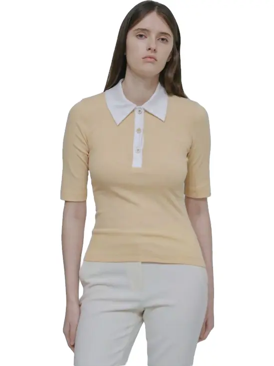 Rosetta Getty Polo T-shirt - White