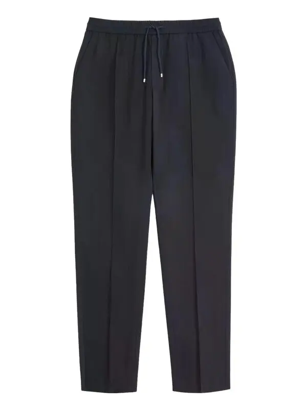 Valentino Garavani Drawstring-waist Tapered Trousers - Blue