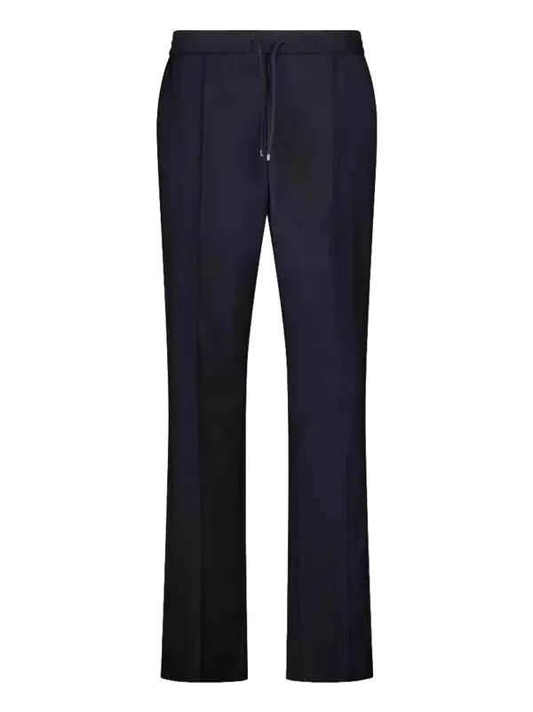 Valentino Garavani Drawstring-waist Tapered Trousers - Blue