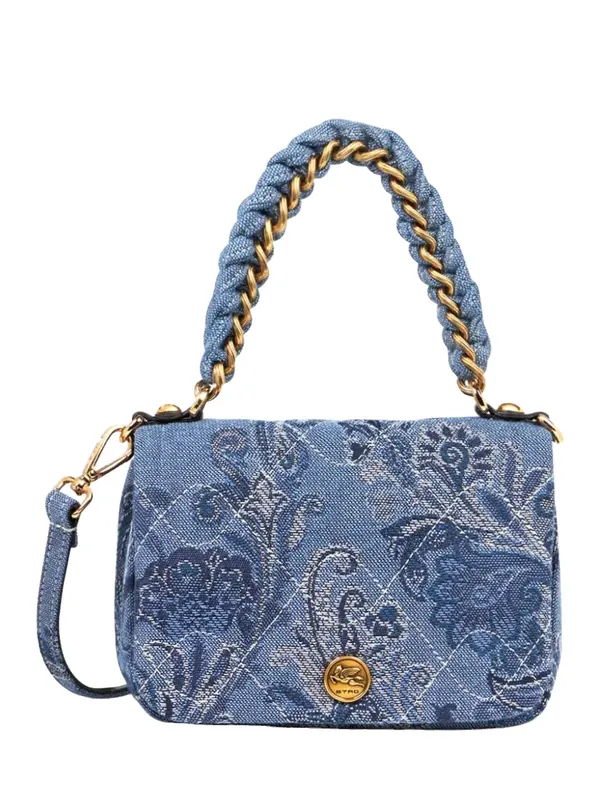 Etro Bond Floral-jacquard Mini Bag - Blue