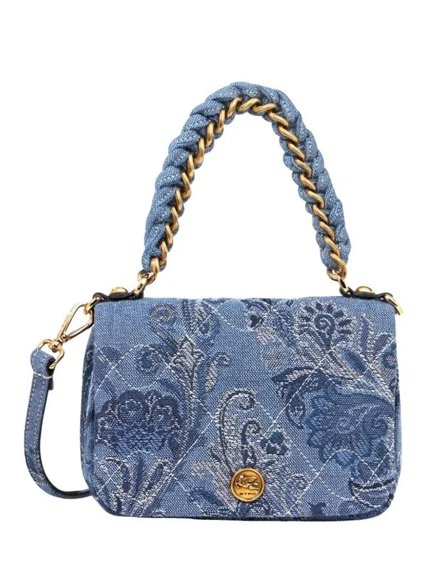 Etro Bond Floral-jacquard Mini Bag - Blue